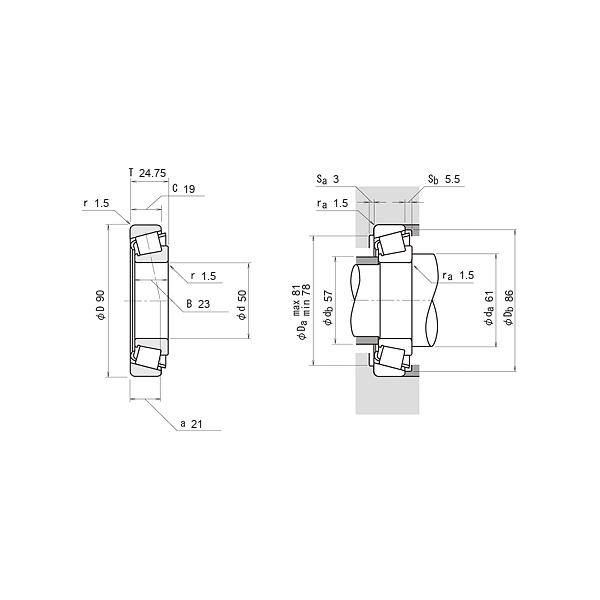 HR 32210J NSK • SP
